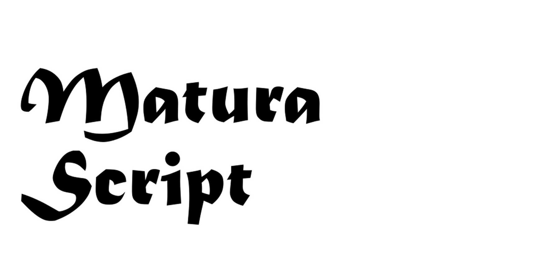 Matura Script in use - Fonts In Use