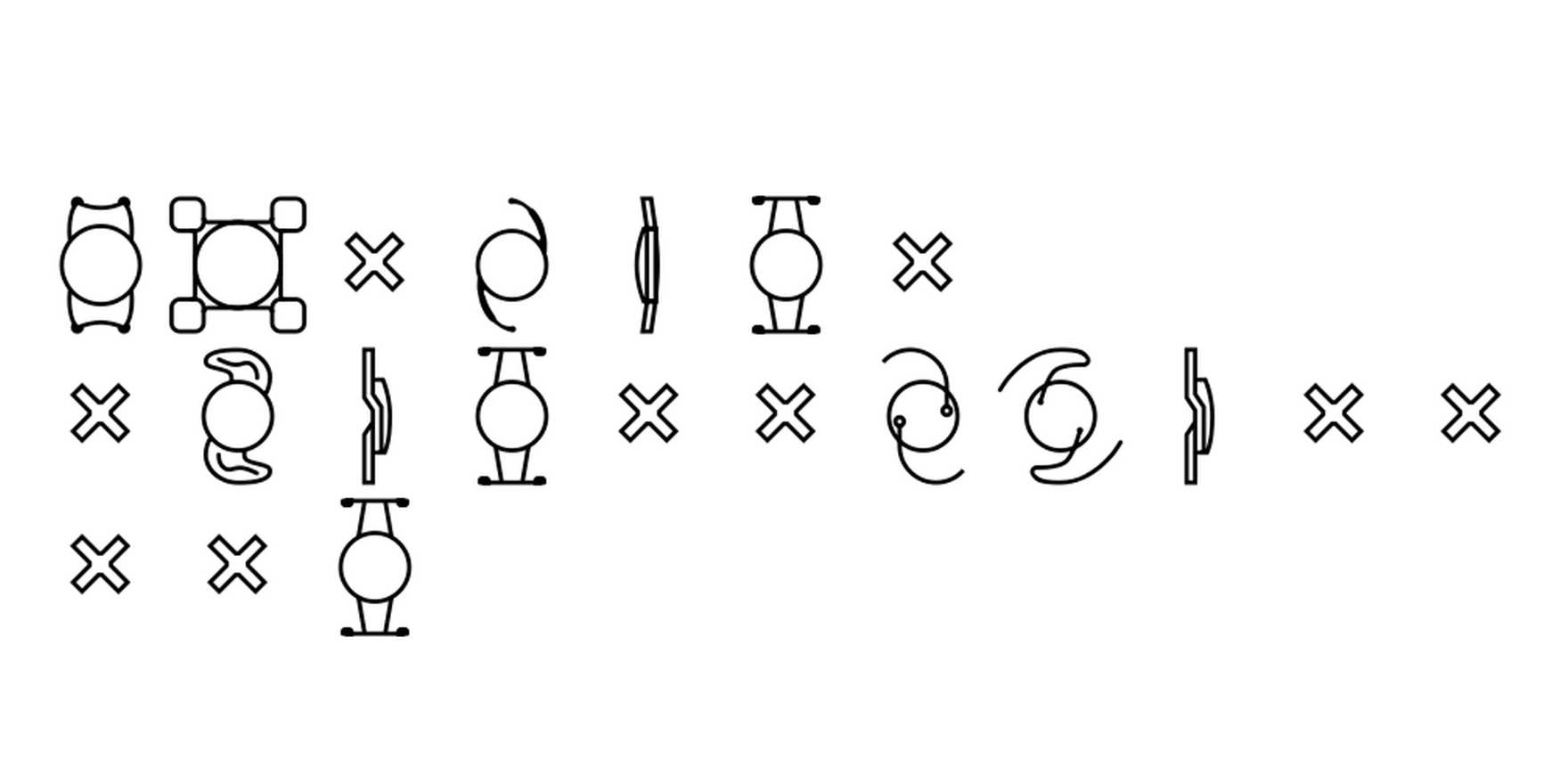 Square Line Icons Eye in use - Fonts In Use