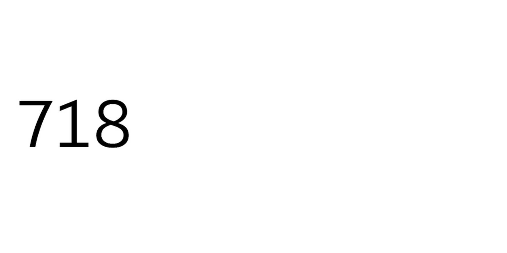 718 in use - Fonts In Use