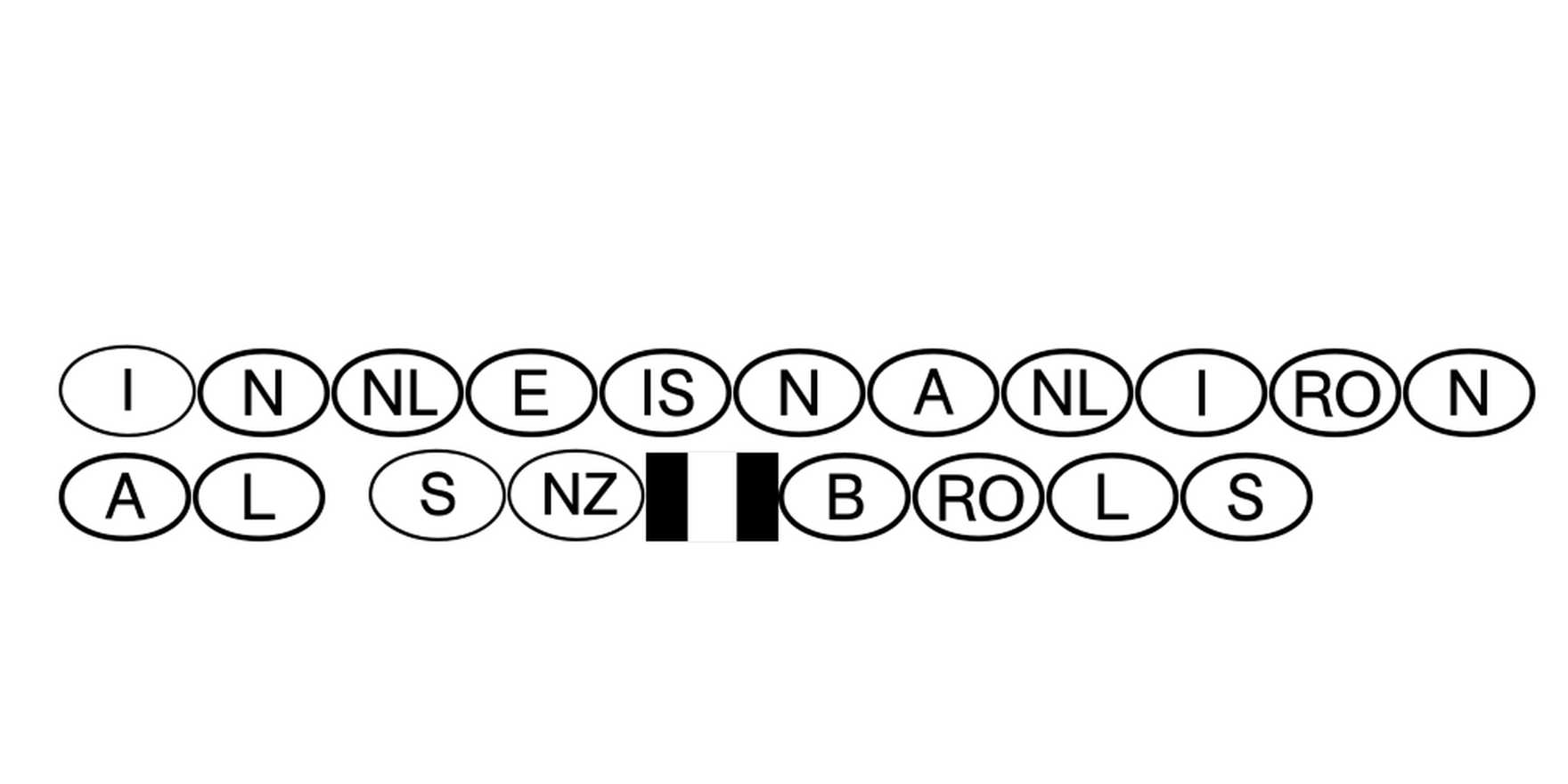 International Symbols in use - Fonts In Use