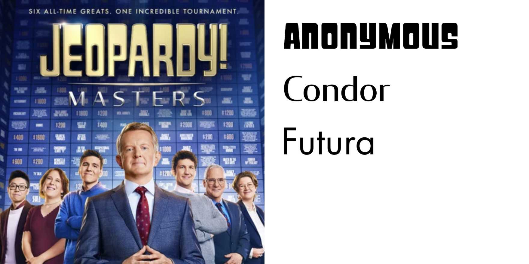 Jeopardy! Masters game show - Fonts In Use