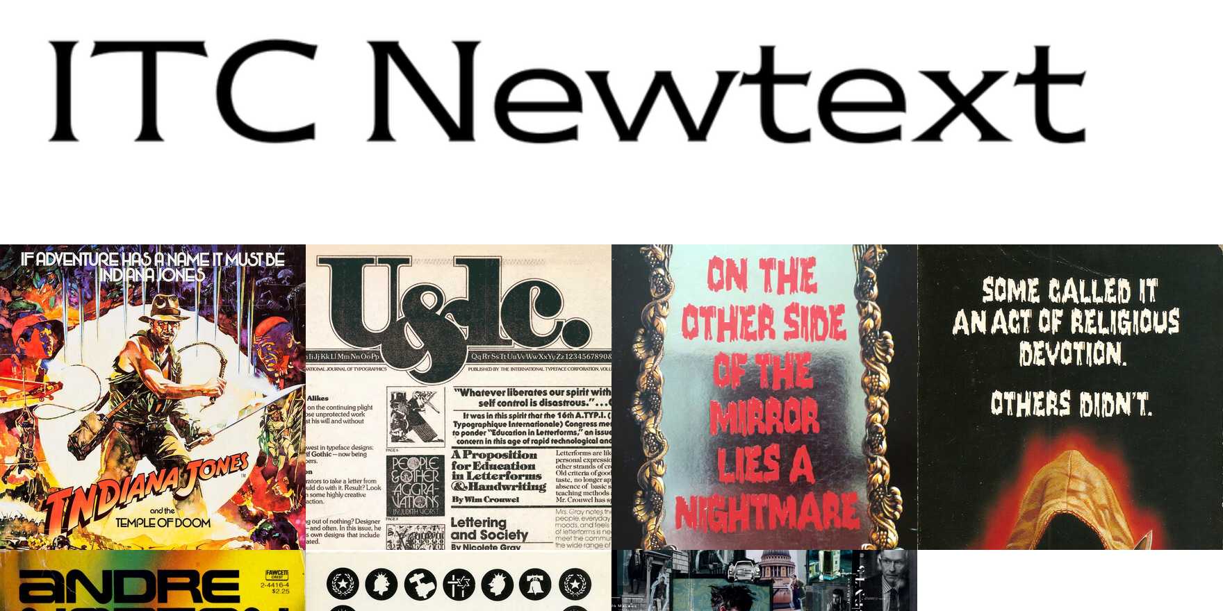 ITC Newtext in use - Fonts In Use
