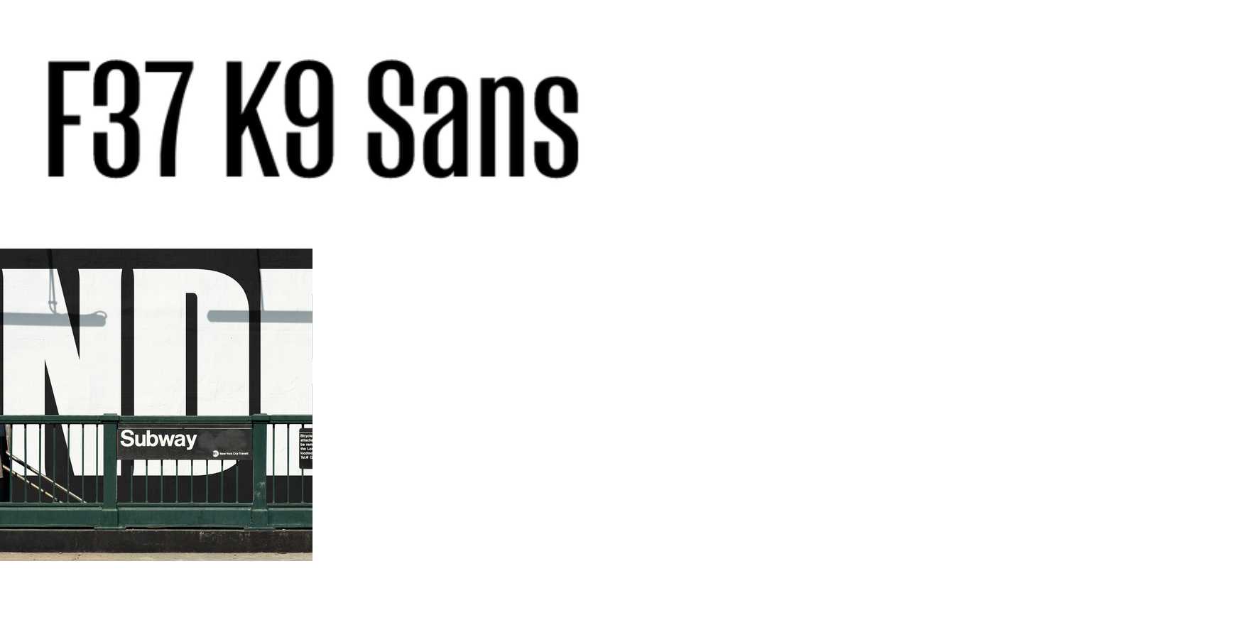 F37 K9 Sans in use - Fonts In Use