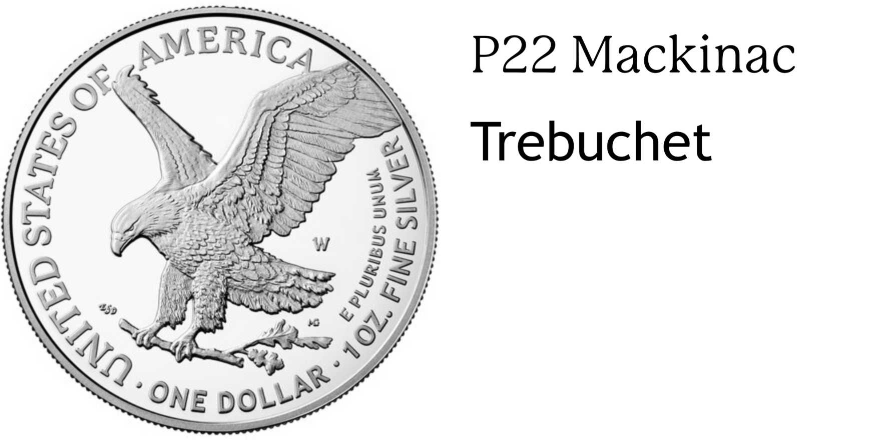 American Eagle silver coin - Fonts In Use