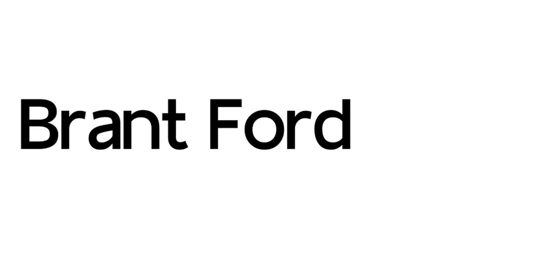 Brant Ford in use - Fonts In Use