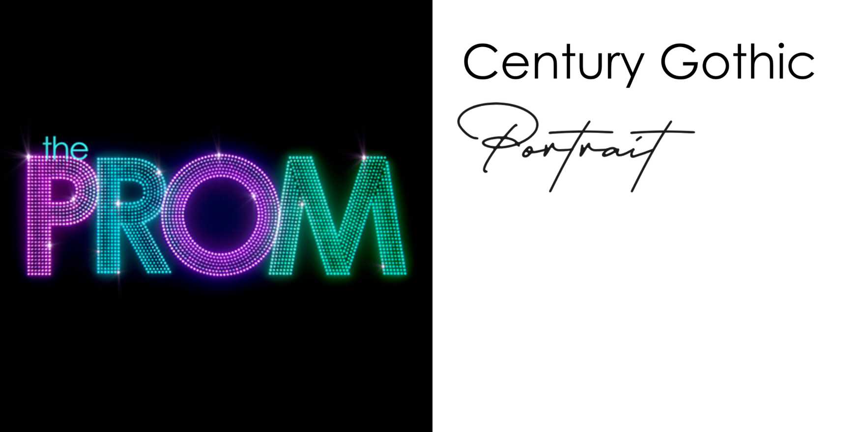 The Prom (2020) opening titles - Fonts In Use