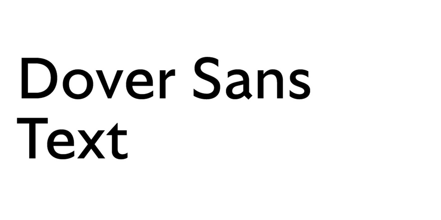 Dover Sans Text in use - Fonts In Use