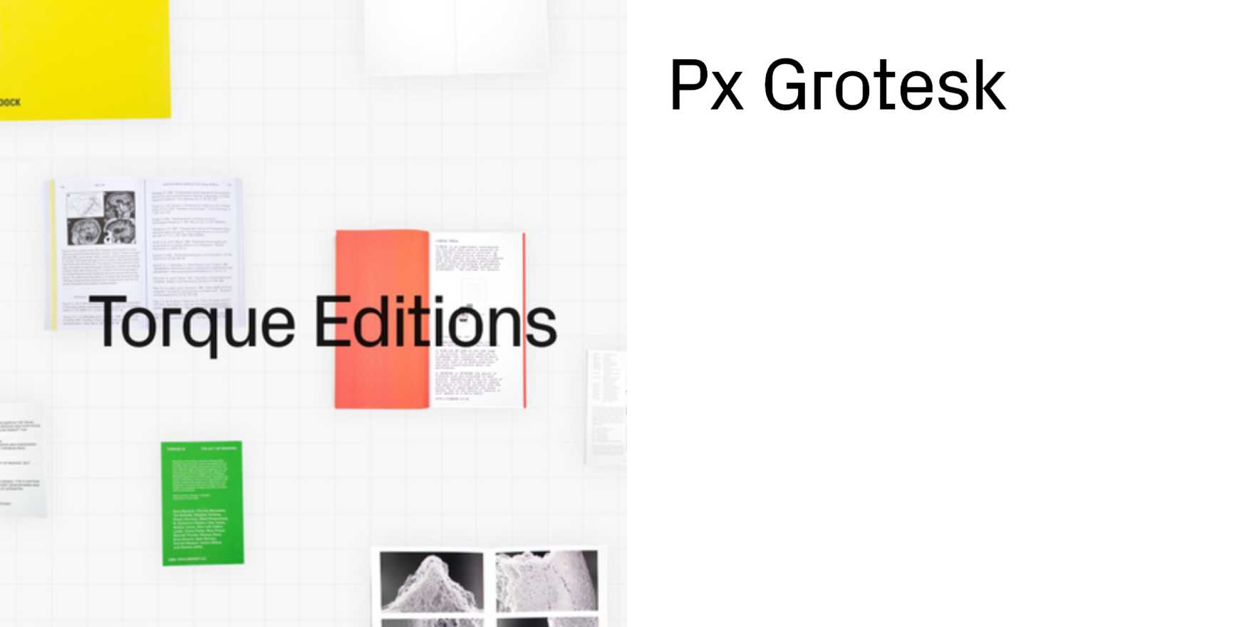 Torque Editions - Fonts In Use