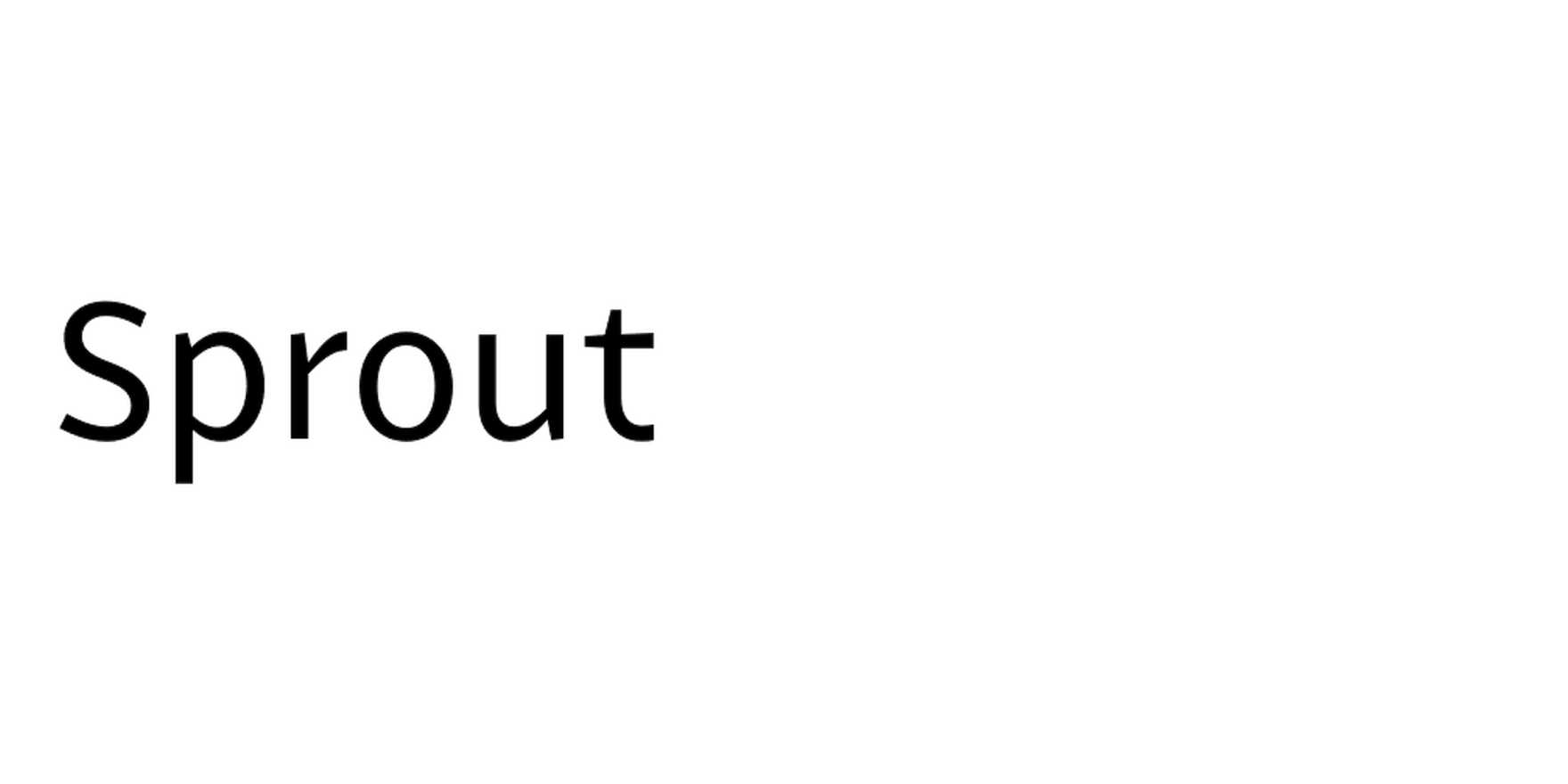 Sprout in use - Fonts In Use