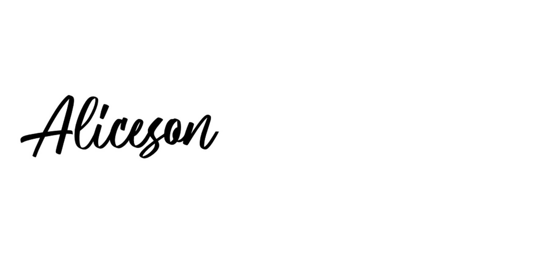 Aliceson in use - Fonts In Use