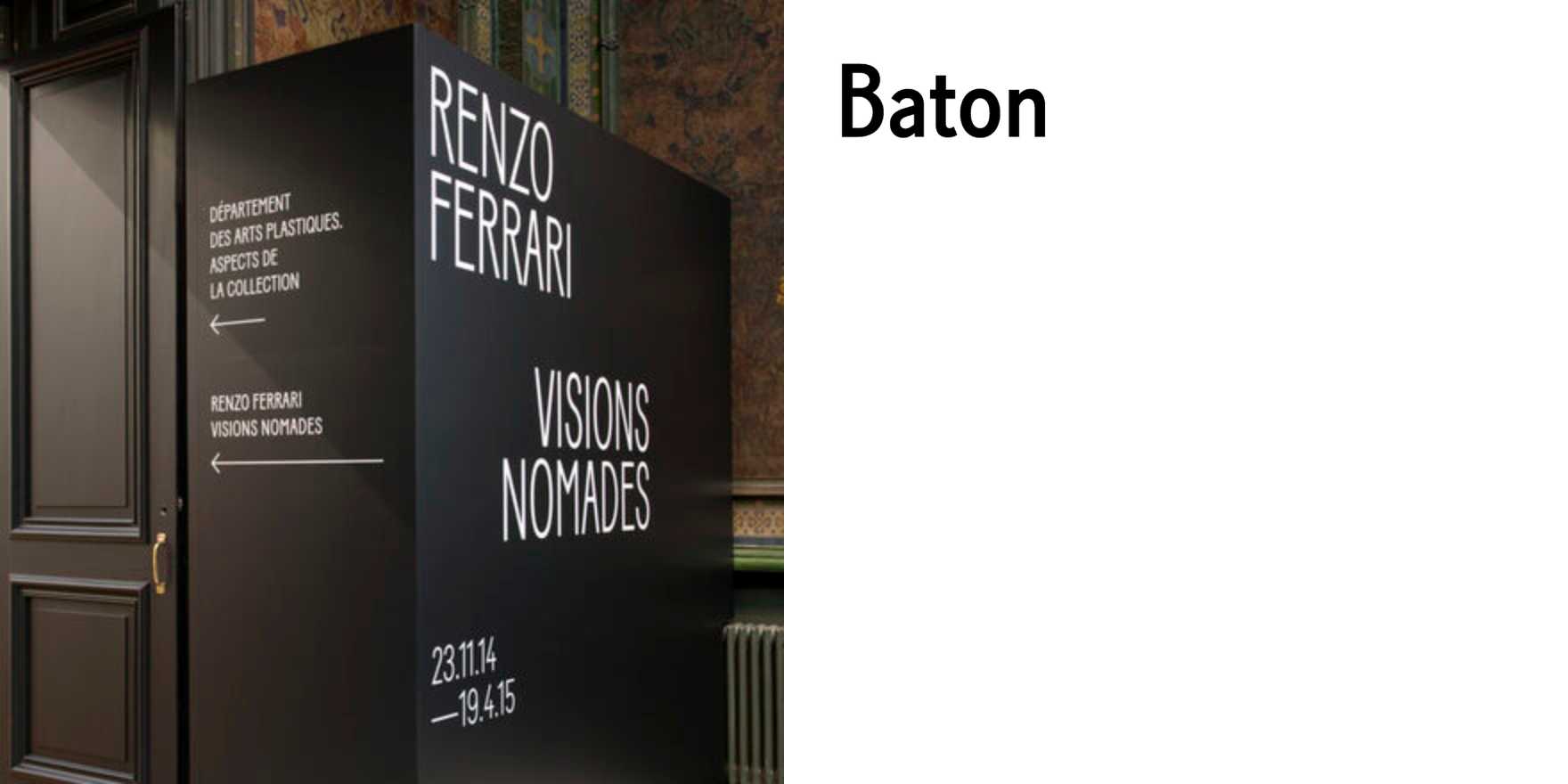 Renzo Ferrari, Visions Nomades - Fonts In Use
