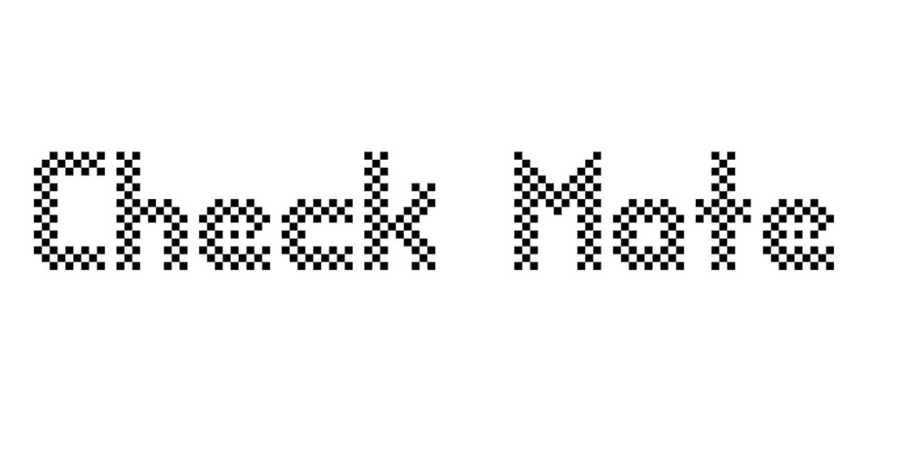 Check Mate in use - Fonts In Use