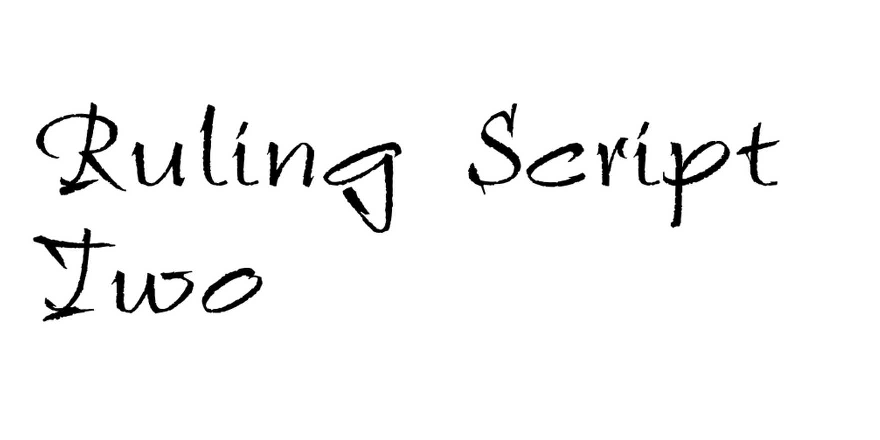 Ruling Script Two in use - Fonts In Use
