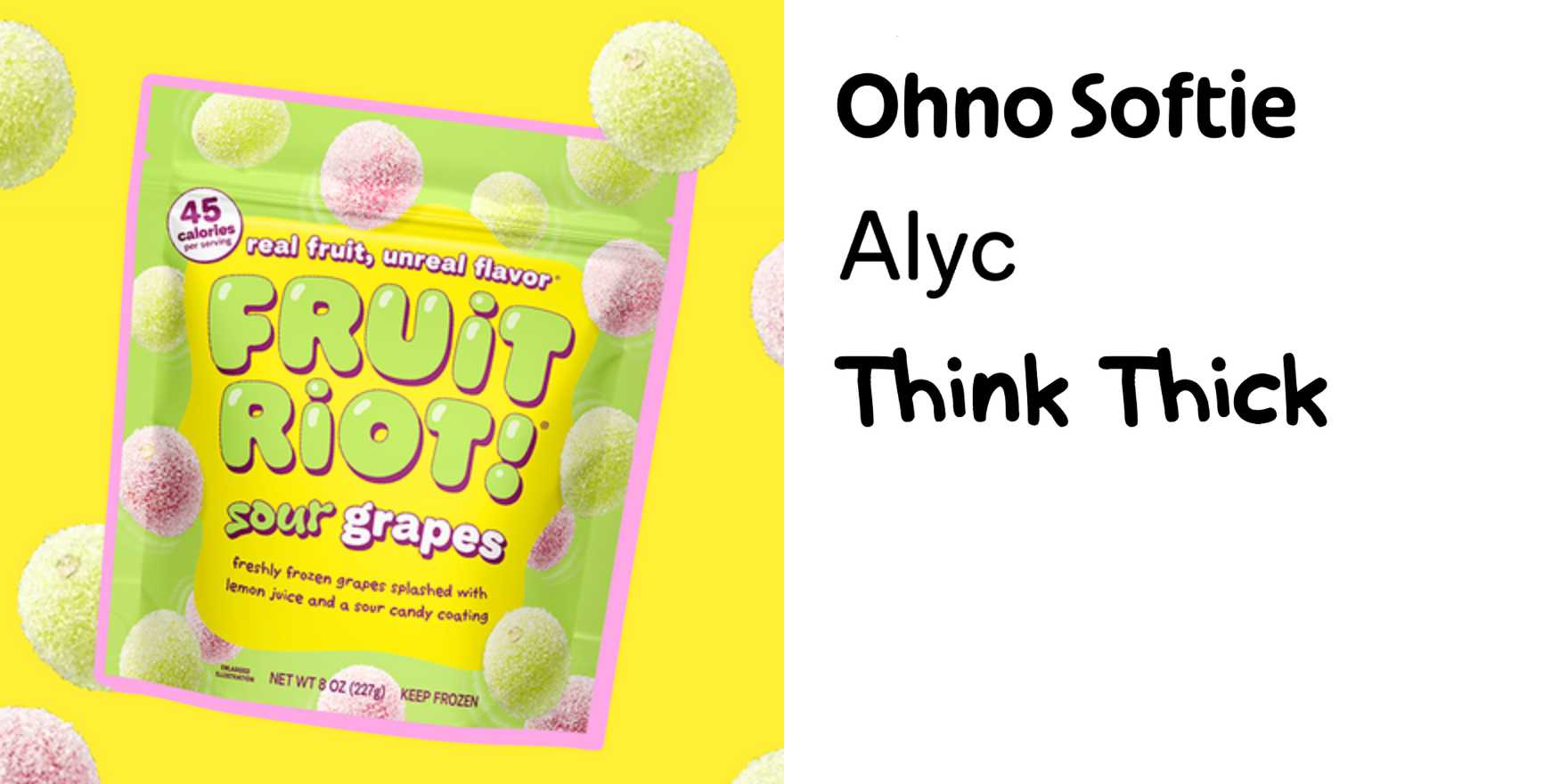 Fruit Riot - Fonts In Use