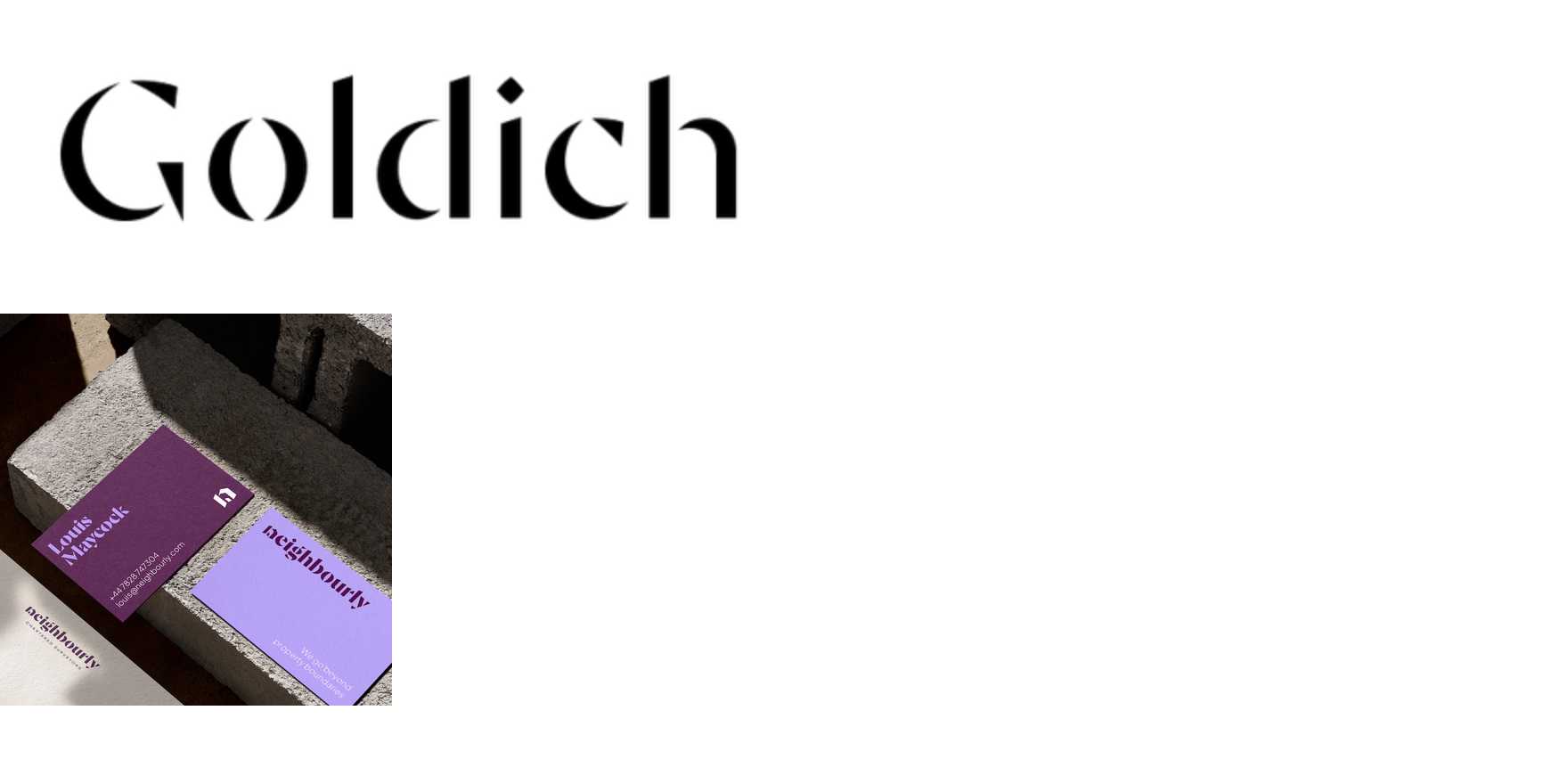 Goldich in use - Fonts In Use