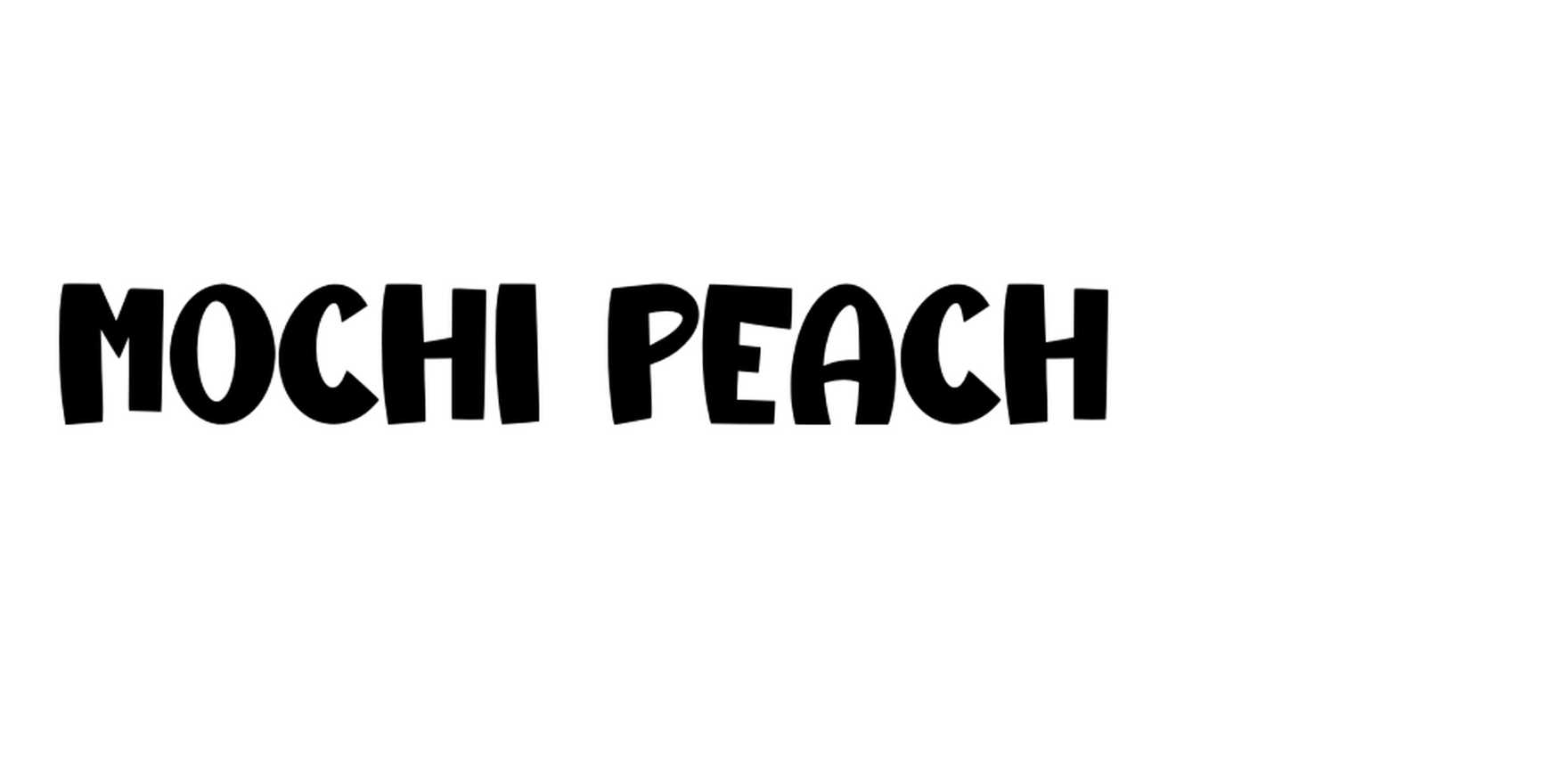 Mochi Peach in use - Fonts In Use