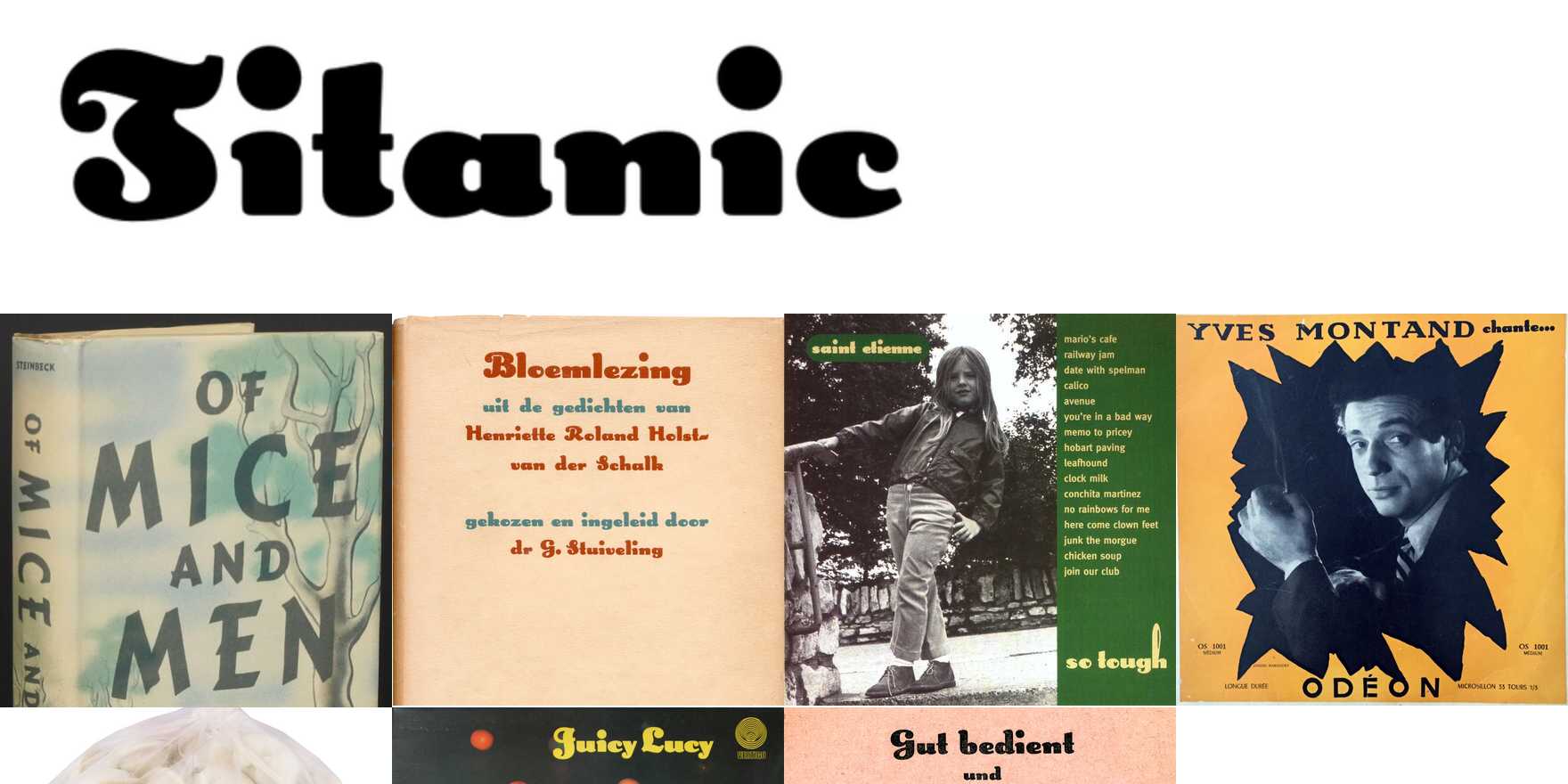 Titanic in use - Fonts In Use