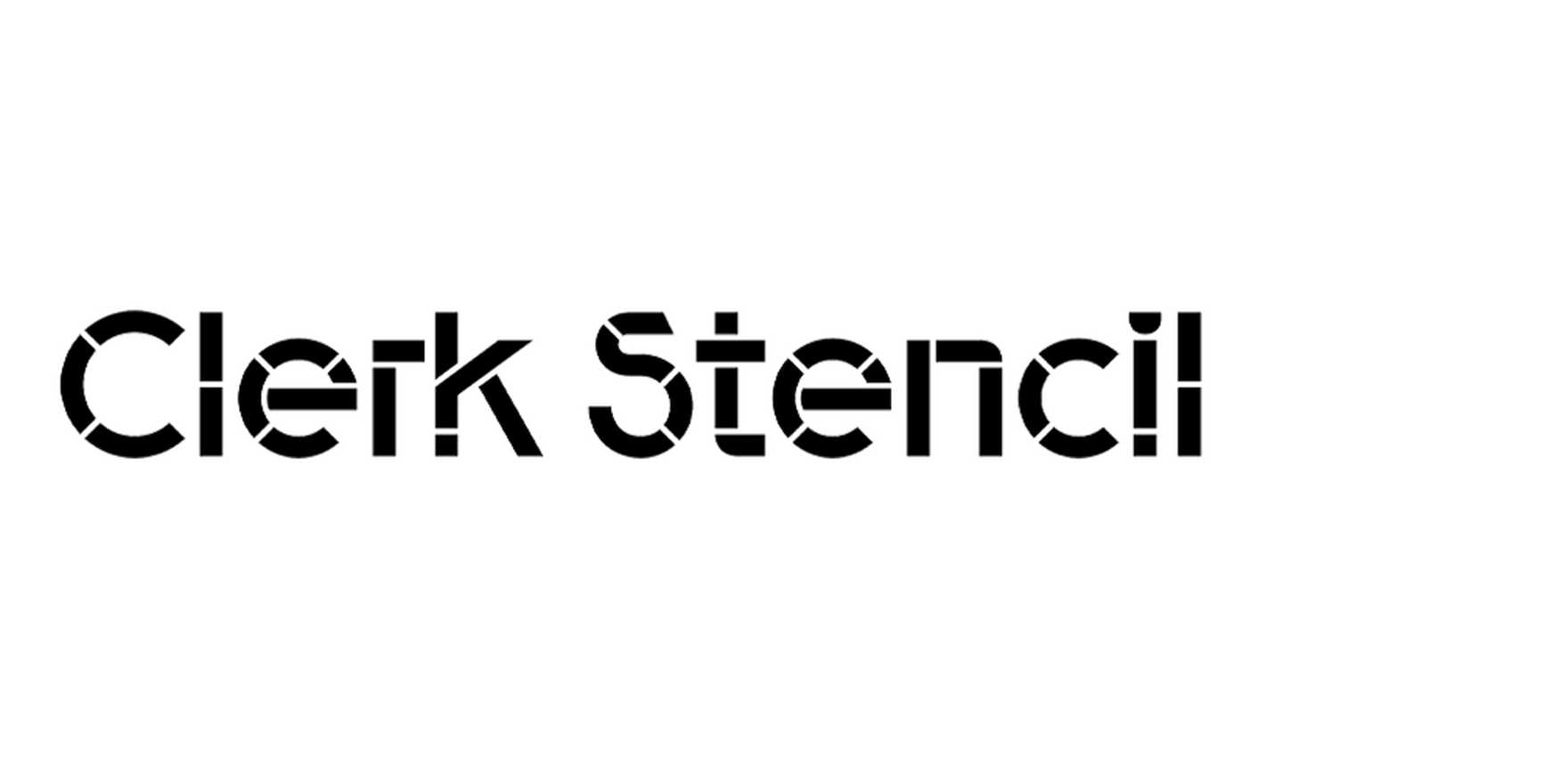 Clerk Stencil in use - Fonts In Use