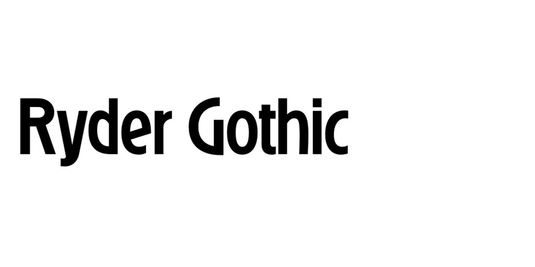 Ryder Gothic in use - Fonts In Use