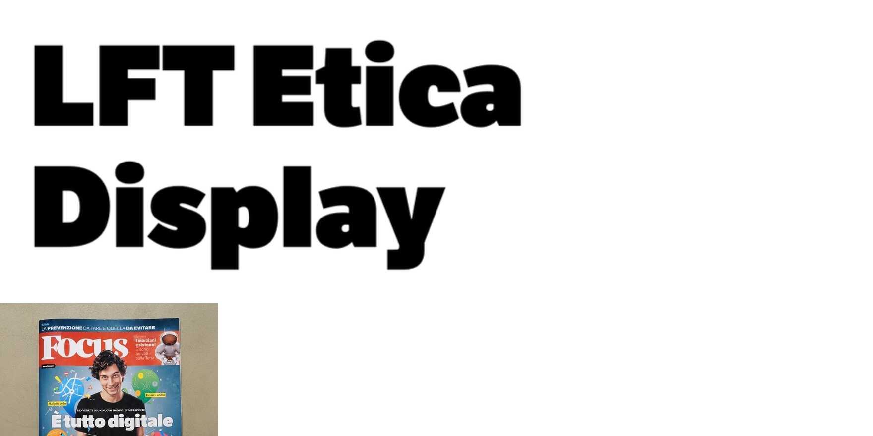 LFT Etica Display in use - Fonts In Use