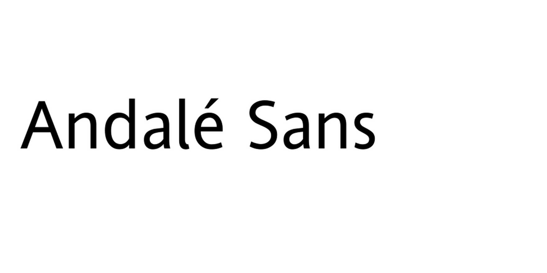 Andalé Sans in use - Fonts In Use