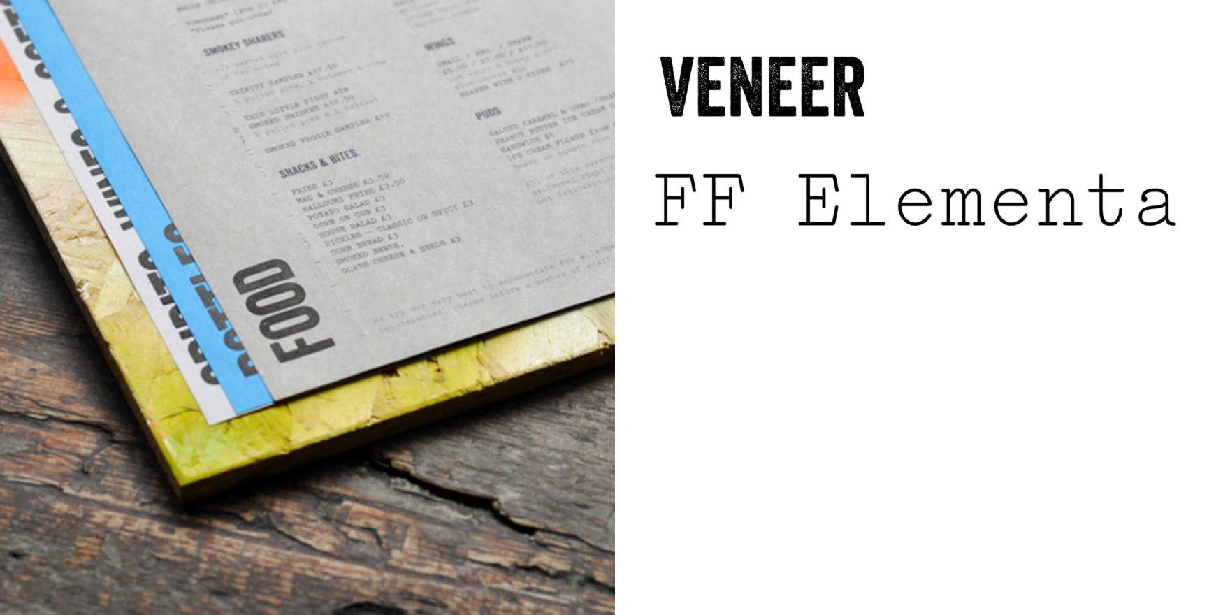 BrewDog Menus - Fonts In Use