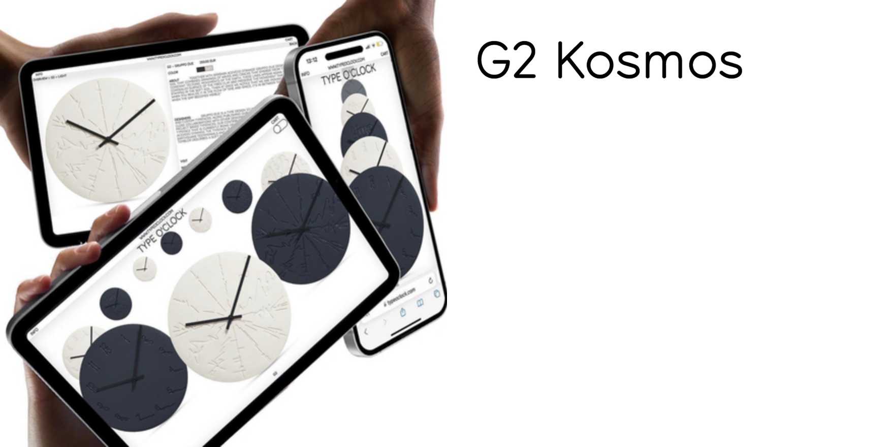 TYPE O’CLOCK website and visual identy - Fonts In Use