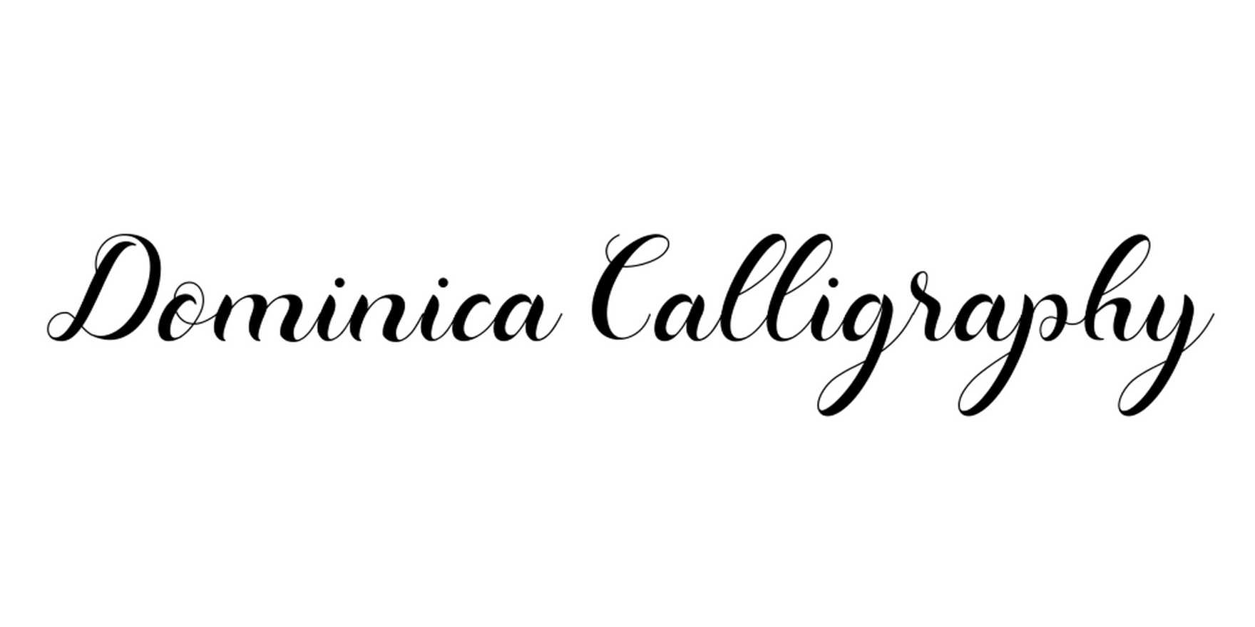 Dominica Calligraphy in use - Fonts In Use