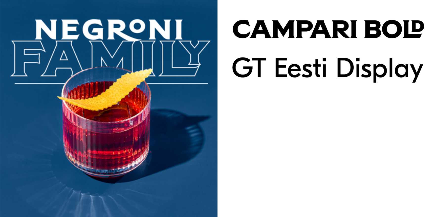 Campari Group - Fonts In Use