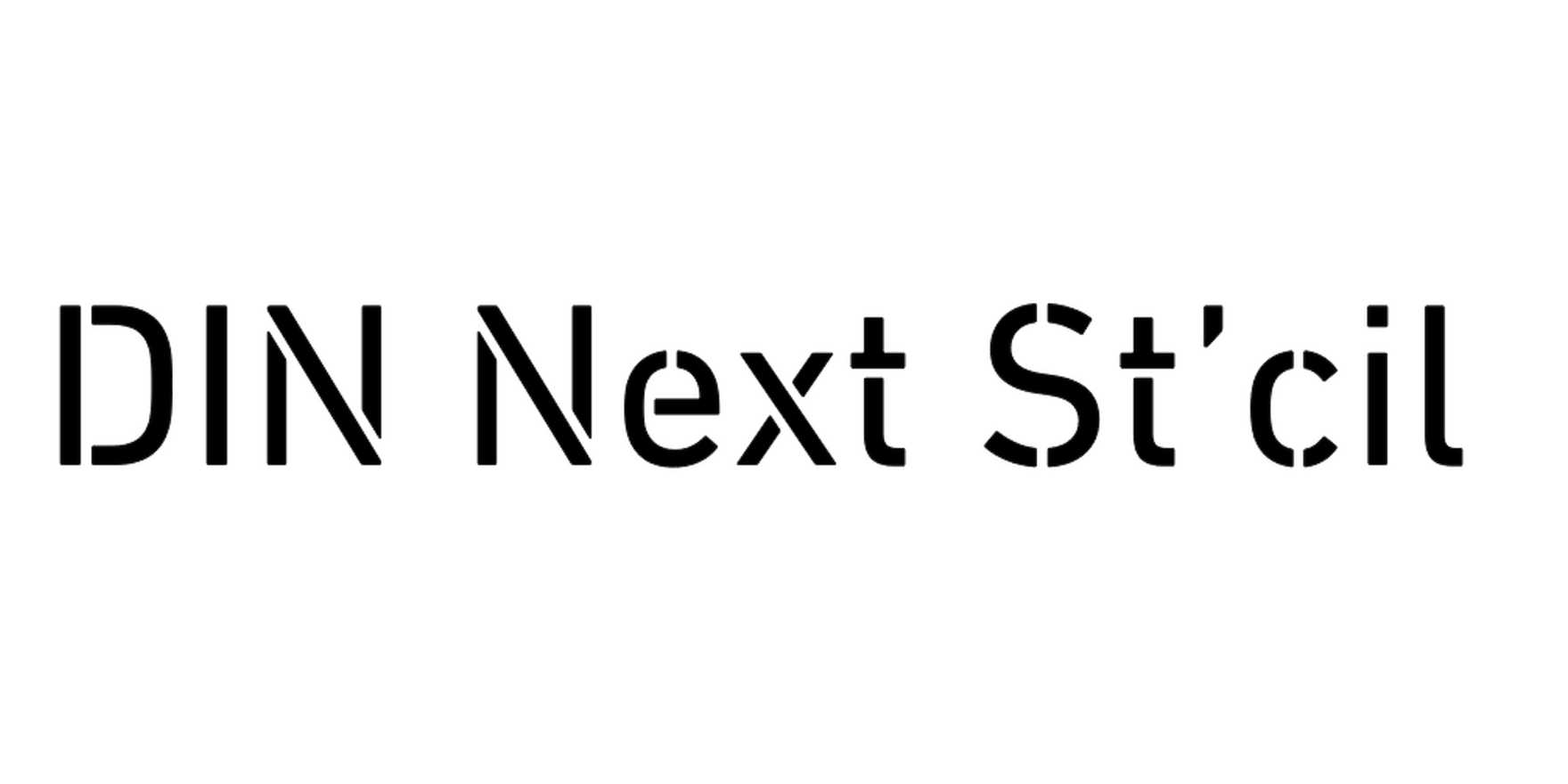 DIN Next Stencil in use - Fonts In Use