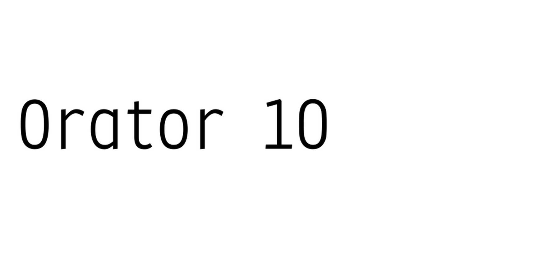 Orator 10 in use - Fonts In Use