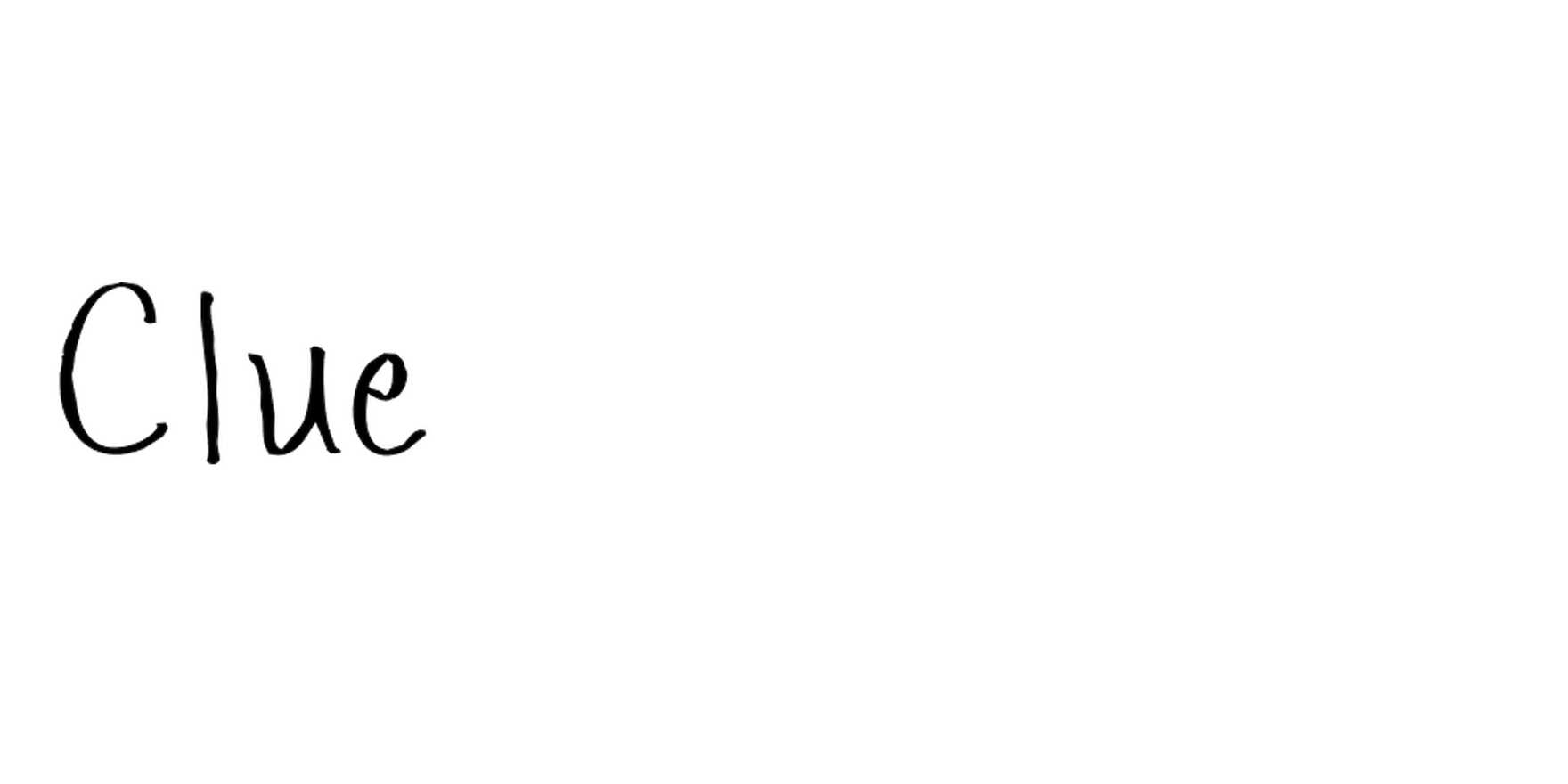 Clue in use - Fonts In Use