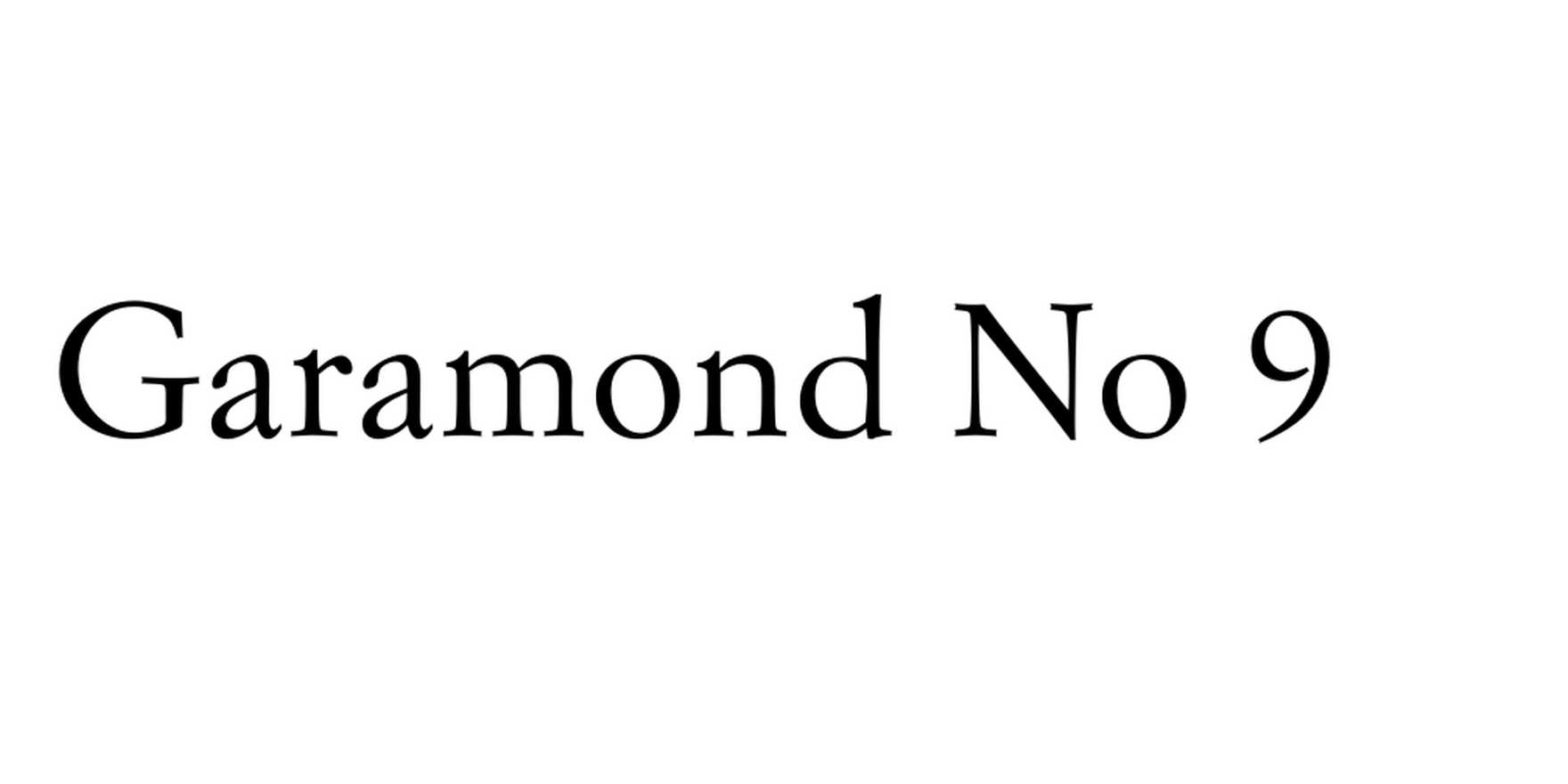 Garamond No 9 (Simoncini) in use - Fonts In Use