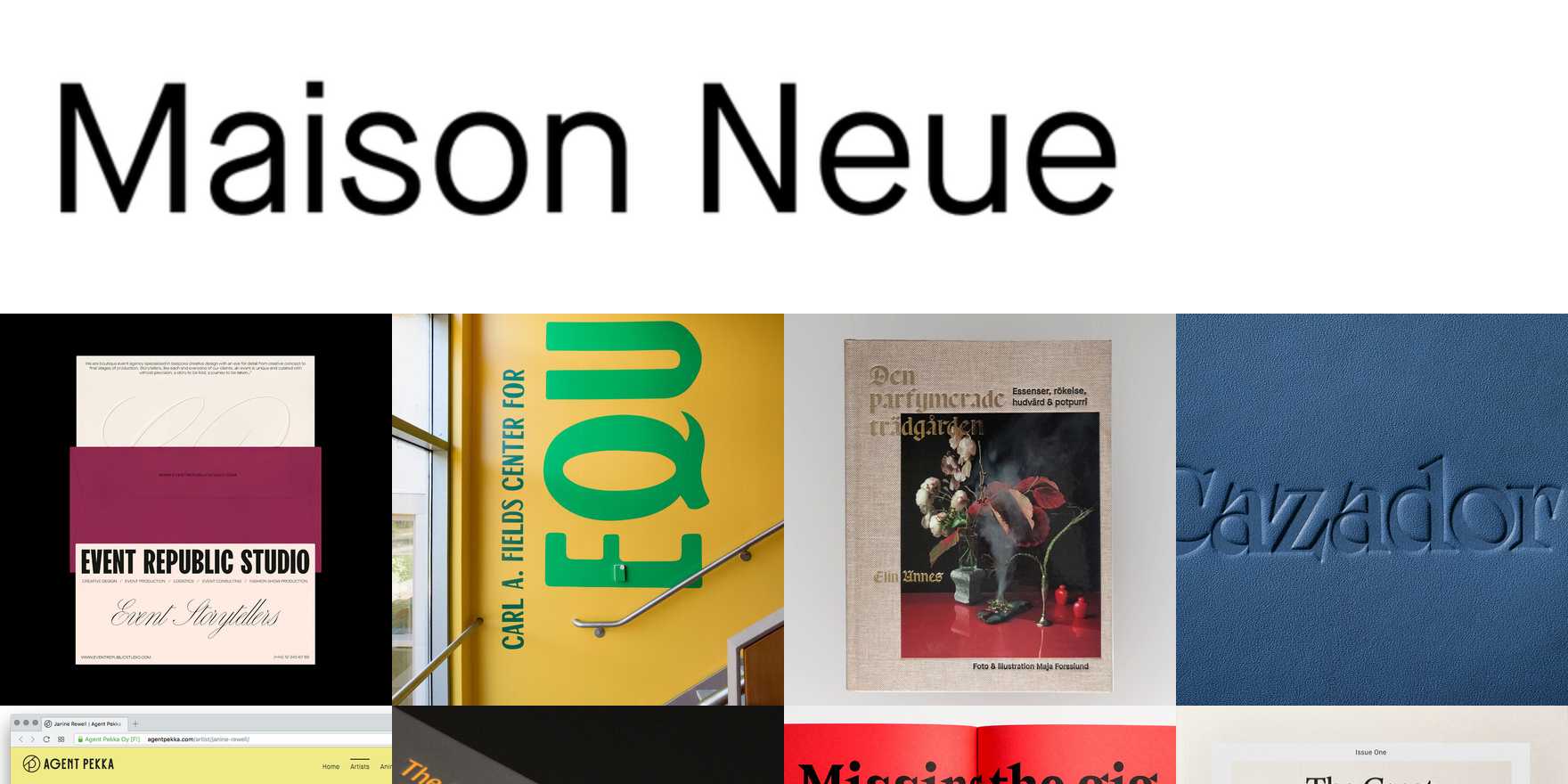 Maison Neue in use - Fonts In Use