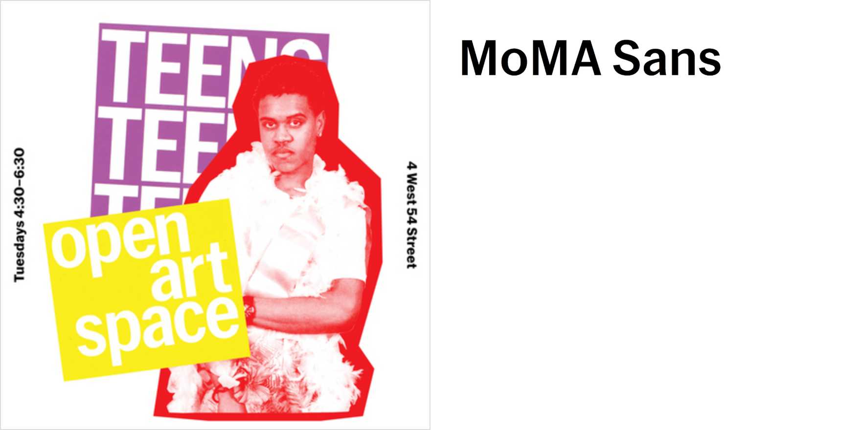 Open Art Space, an LGBTQ+ educational program by MoMA - Fonts In Use