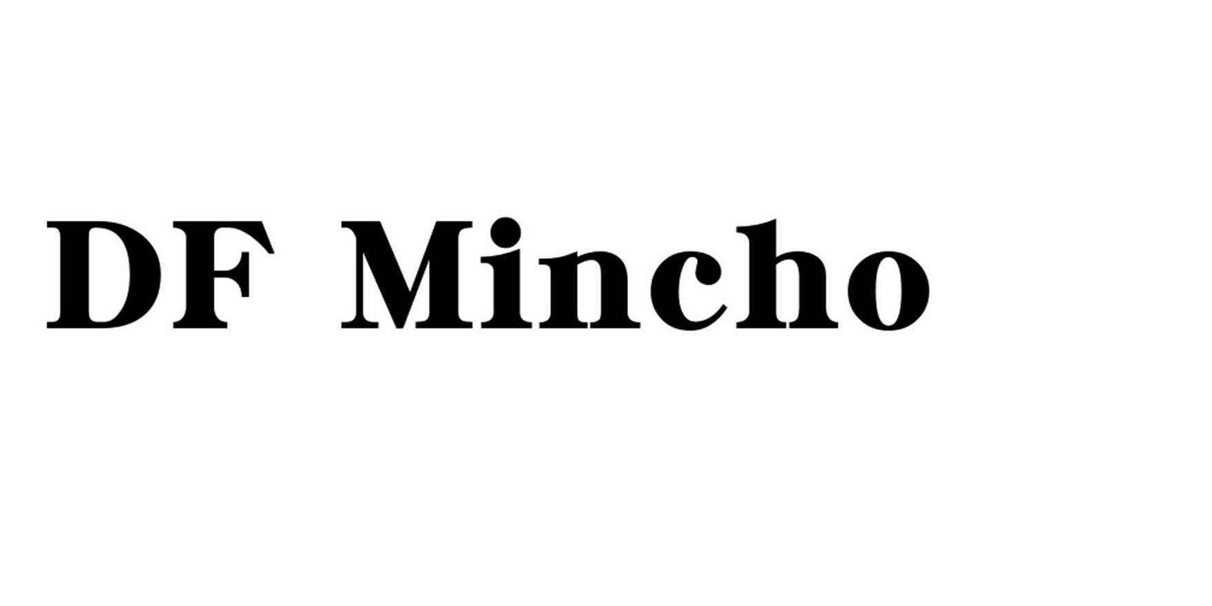 DF Mincho in use - Fonts In Use