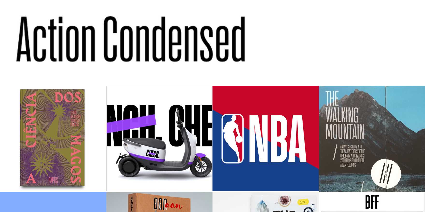 Action Condensed in use - Fonts In Use