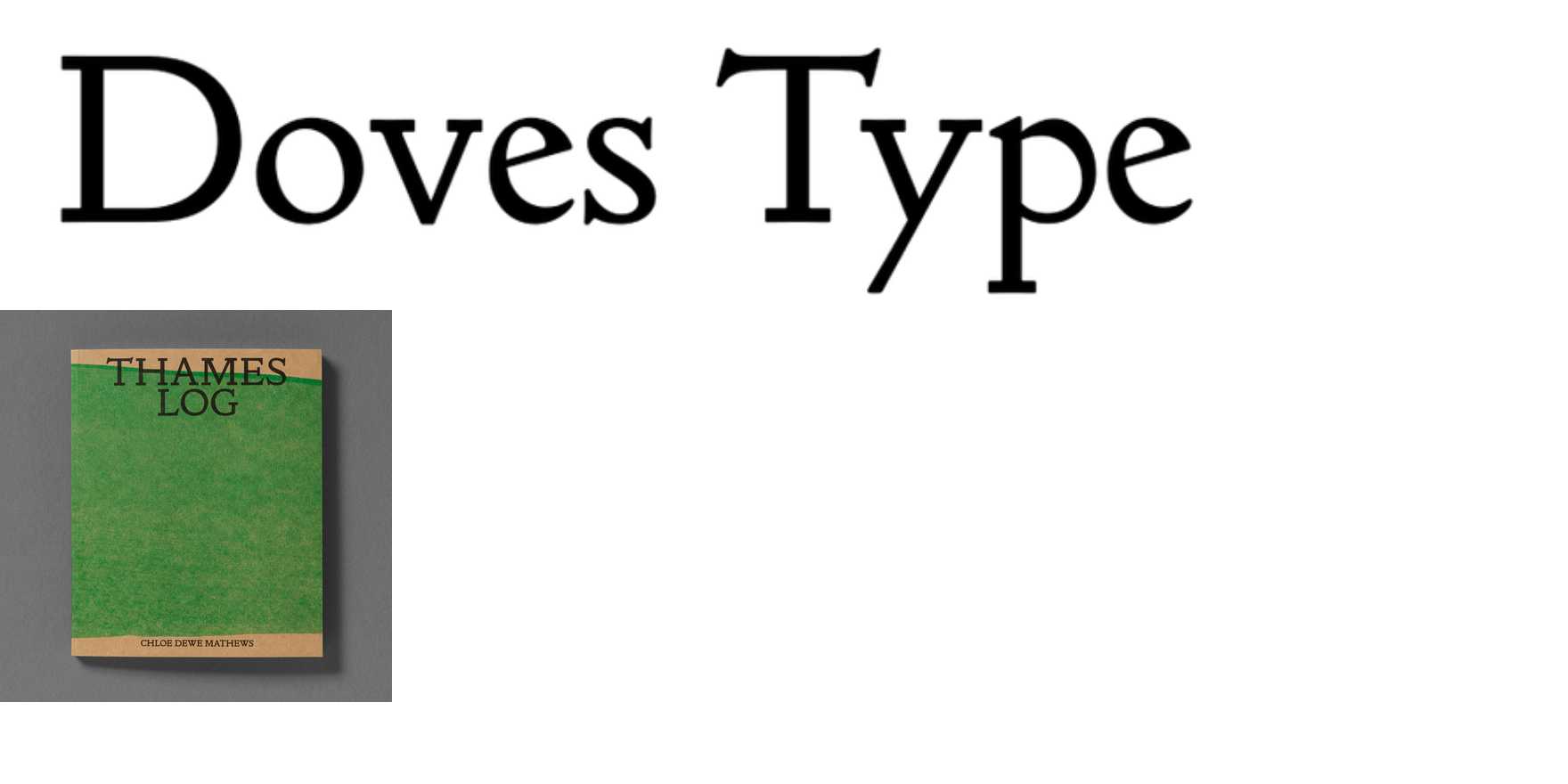 Doves Type in use - Fonts In Use