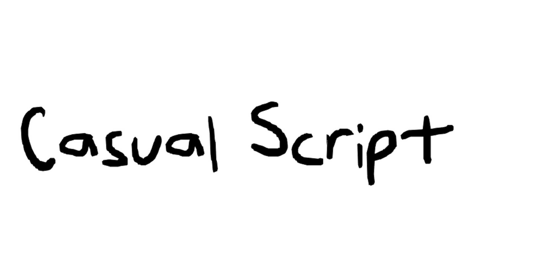 Casual Script in use - Fonts In Use