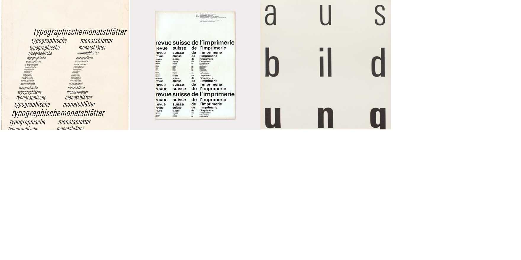 Emil Ruder at Fonts In Use