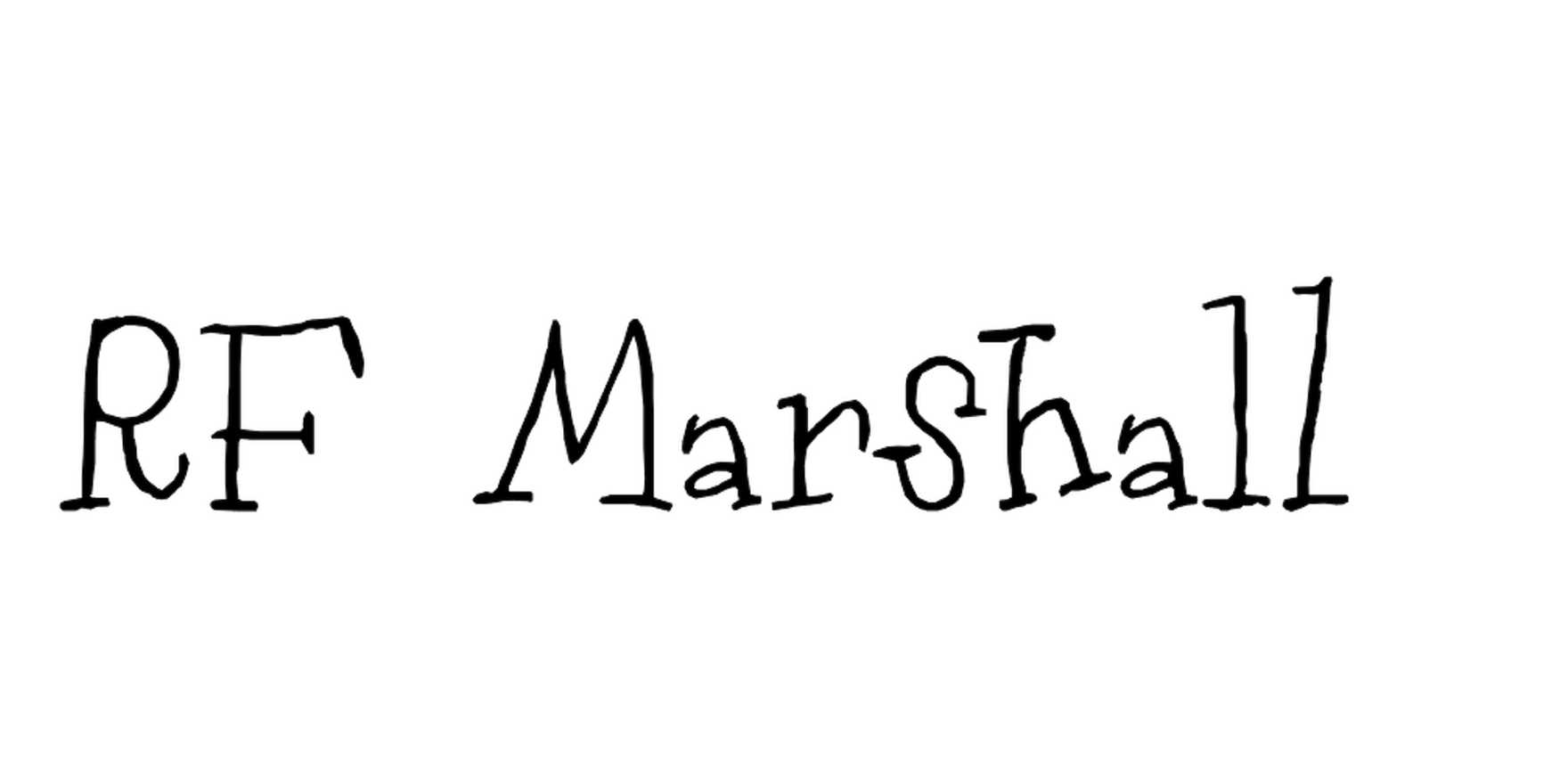 RF Marshall in use - Fonts In Use