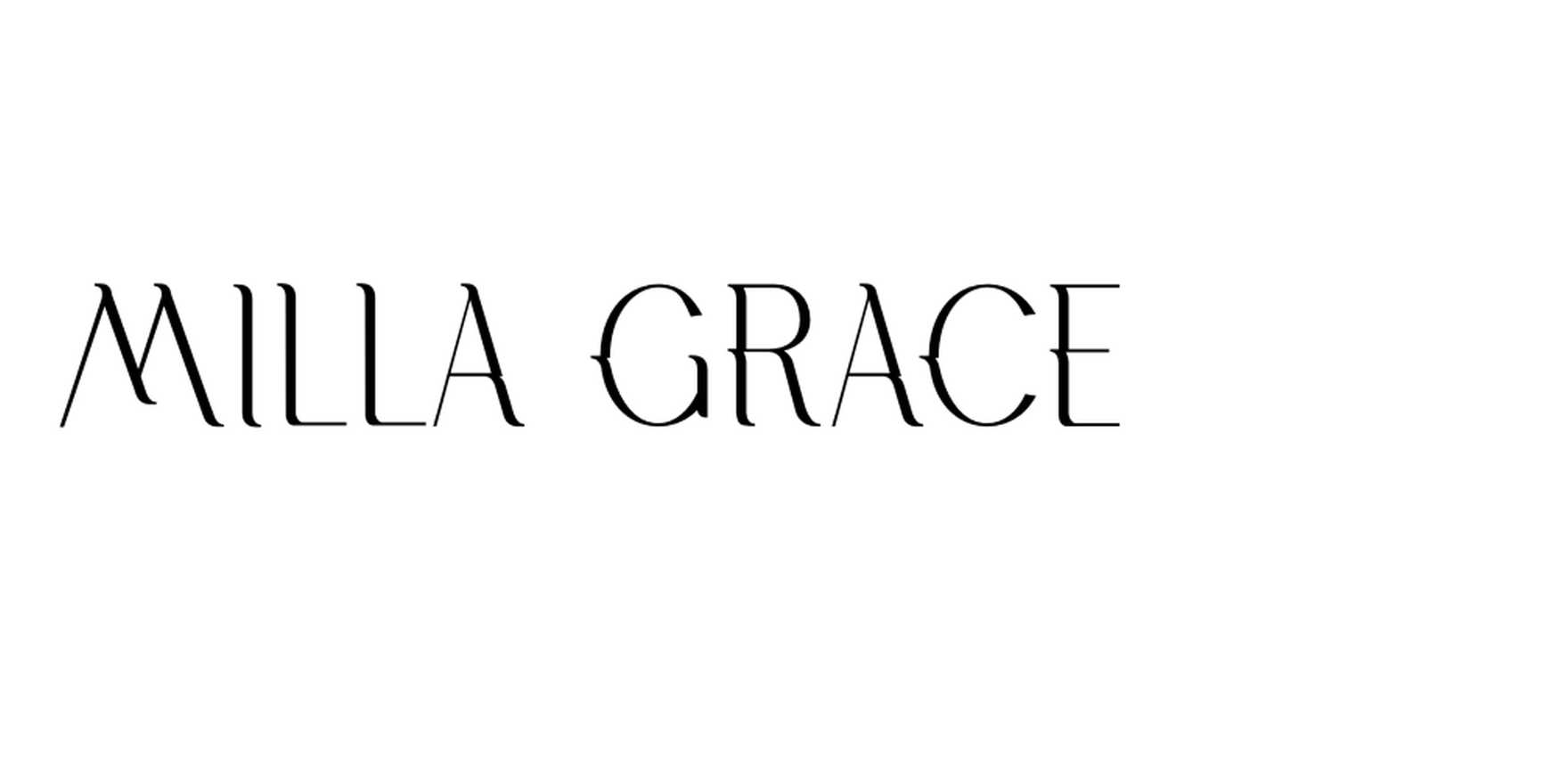 Milla Grace in use - Fonts In Use