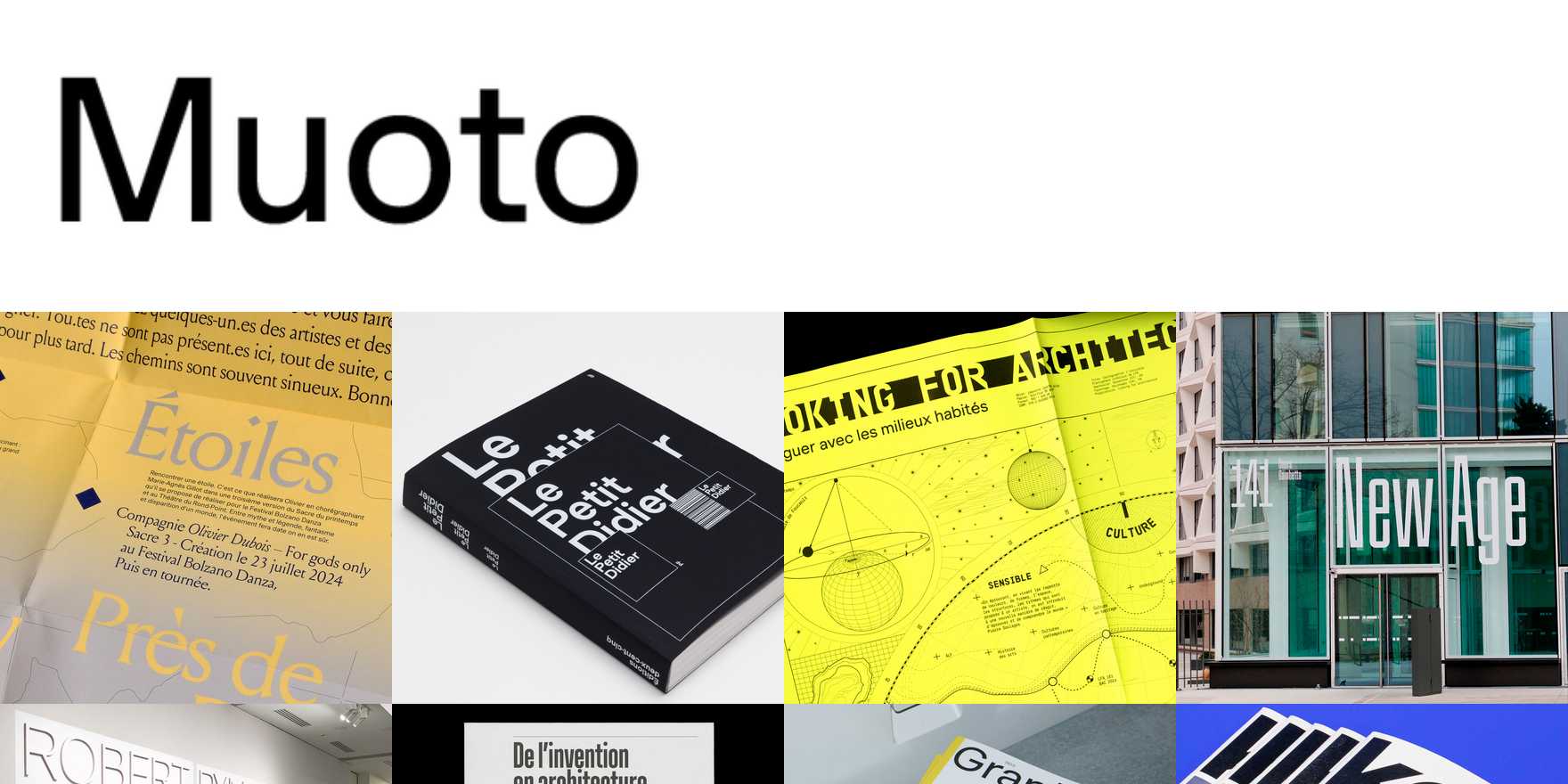 Muoto in use - Fonts In Use