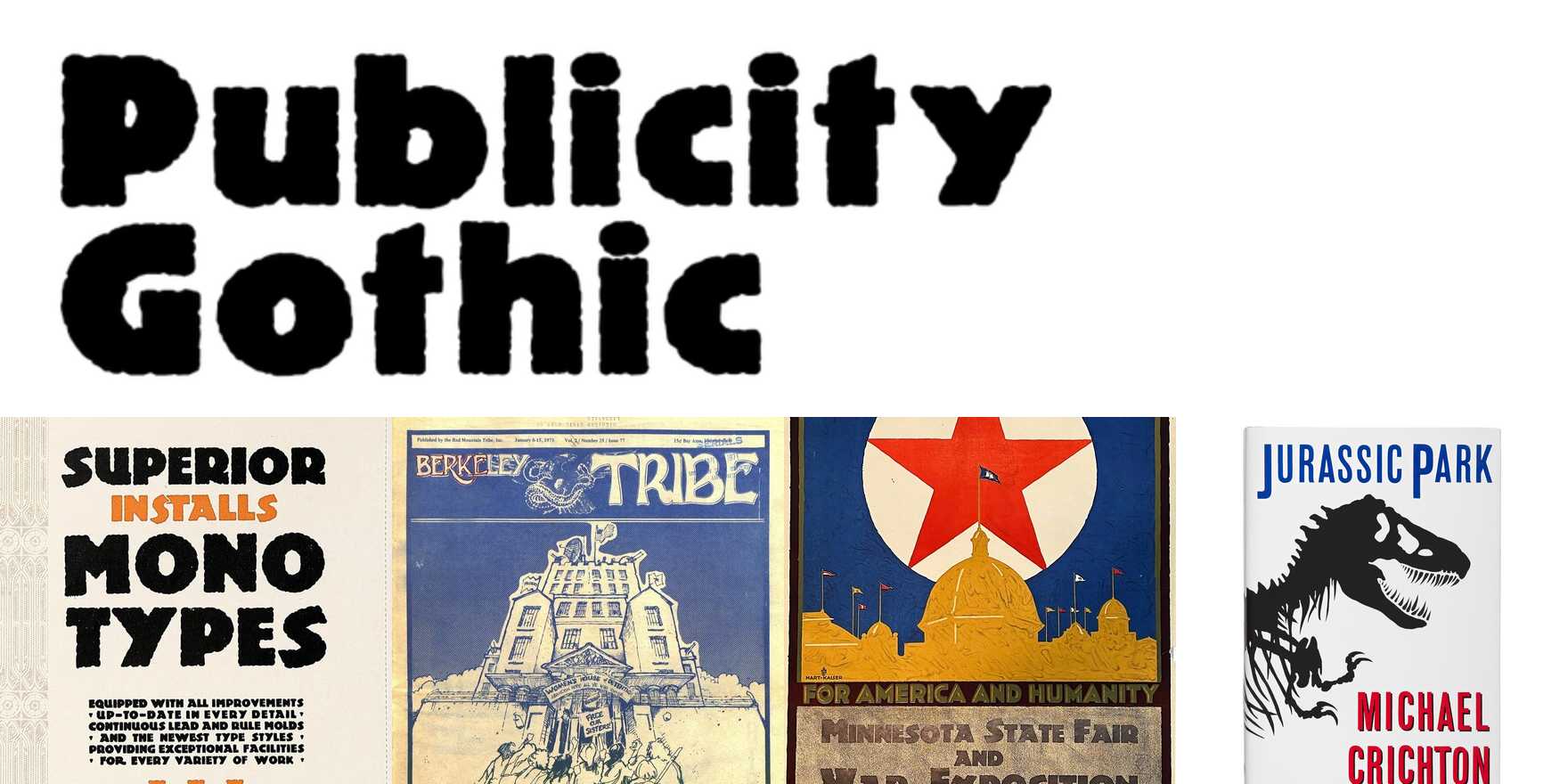 Publicity Gothic in use - Fonts In Use