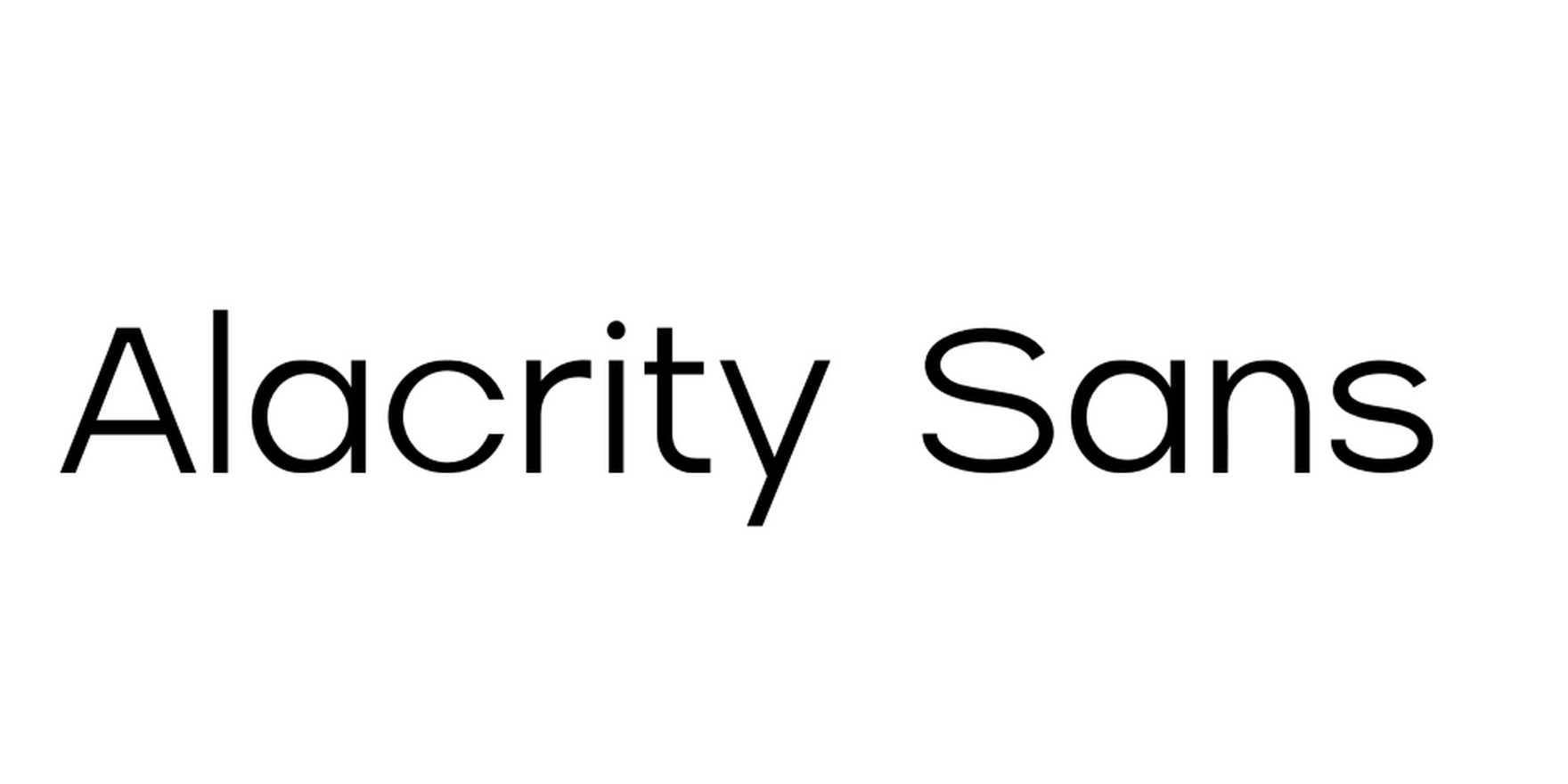 Alacrity Sans in use - Fonts In Use