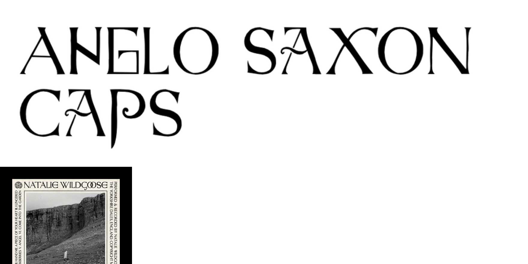 Anglo-Saxon Caps in use - Fonts In Use