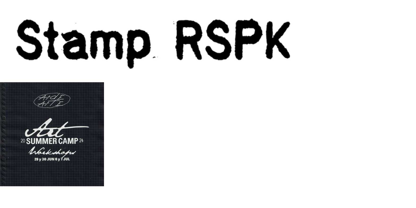 Stamp RSPK in use - Fonts In Use