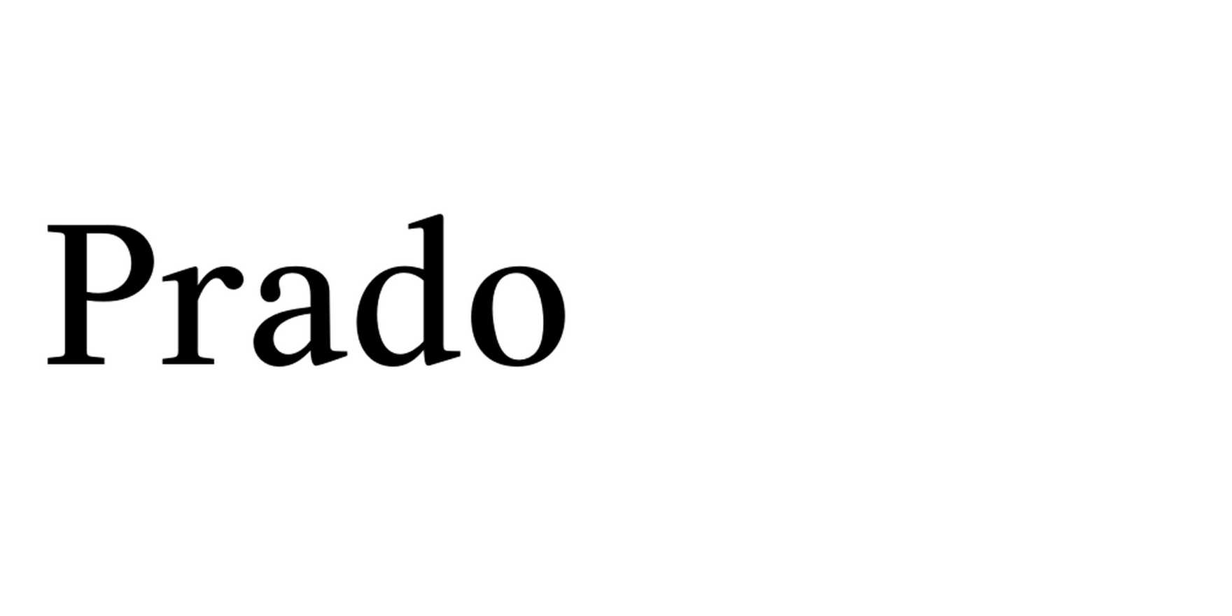 Prado in use - Fonts In Use