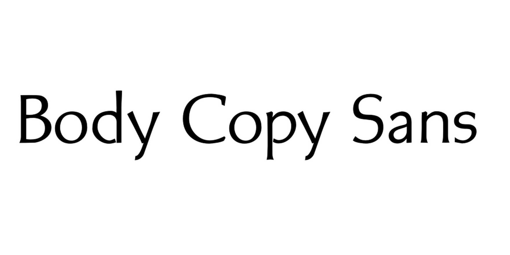 Body Copy Sans in use - Fonts In Use