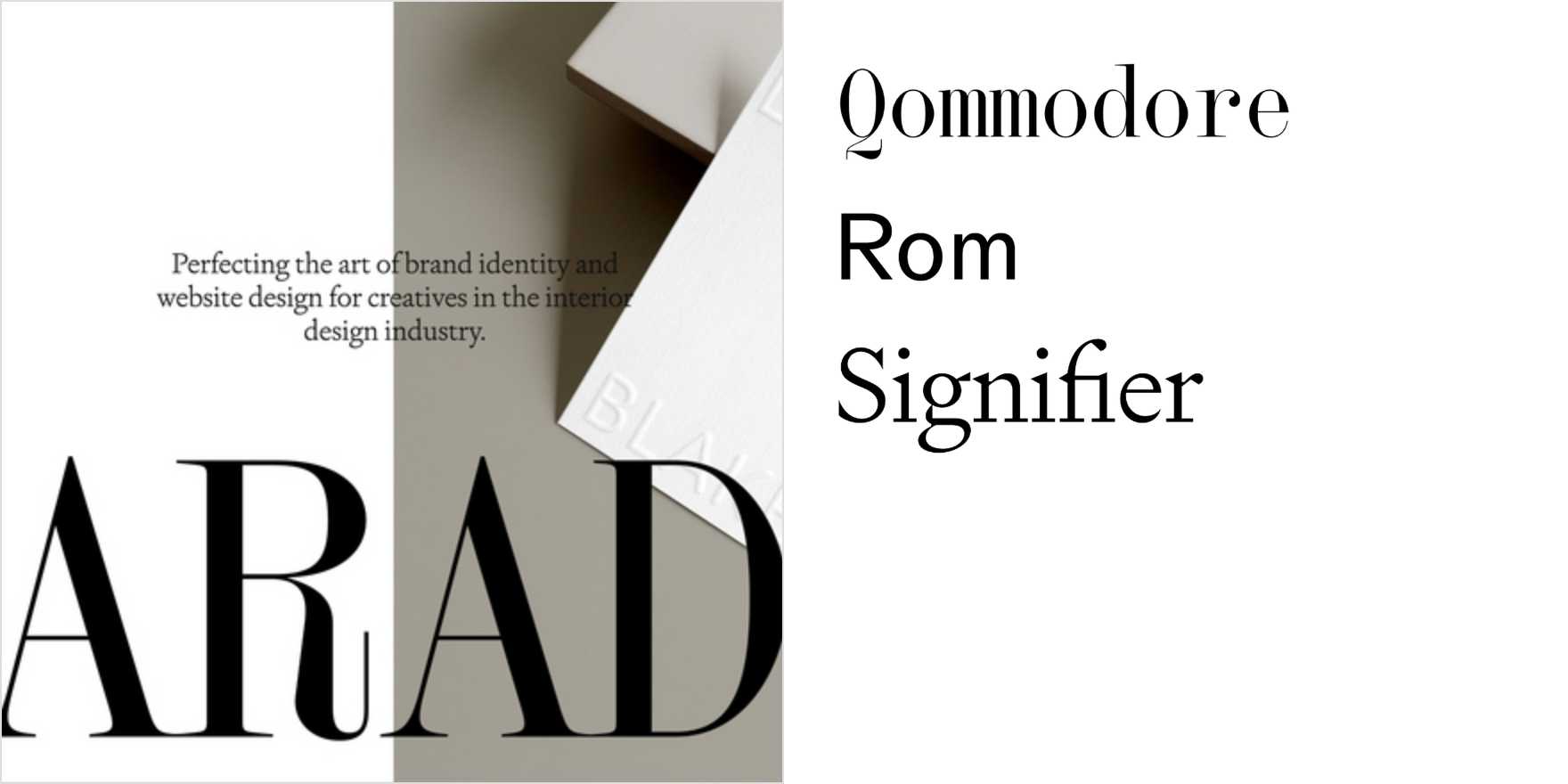 Parade logo and website - Fonts In Use